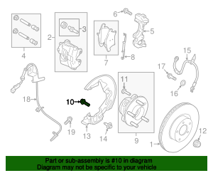 W718188-S439 - Hub Assembly Mount Bolt 2013-2024 Ford | Ford Parts Center
