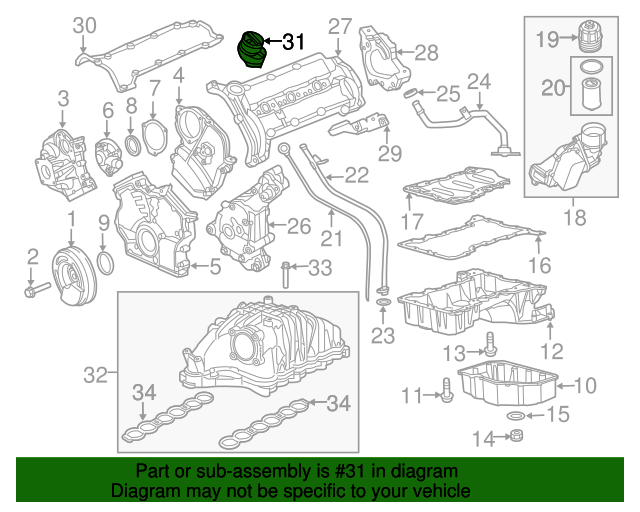 2014-2019 Ram Cap 68470592aa | TascaParts.com