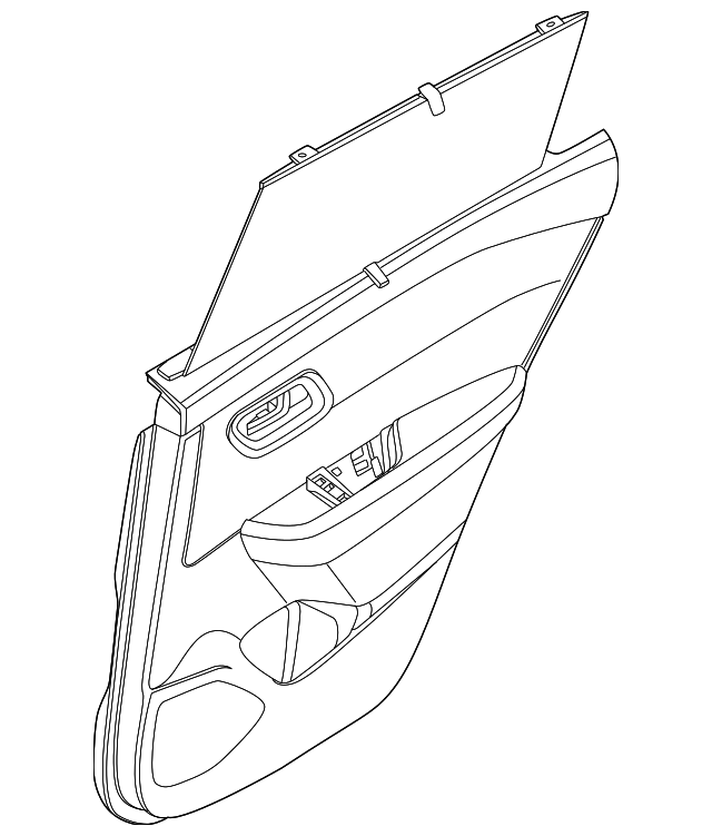 2023 Nissan Rogue Door Trim Panel 829A0-6RU3A | Nissan Parts Central