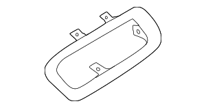 2021-2024 Nissan Rogue Handle Bezel 82683-6RA0B | Coulter Nissan Parts