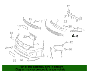 86579-3V000 - Quarter Panel Filler Panel Screw 2017-2024 Kia | Kia ...