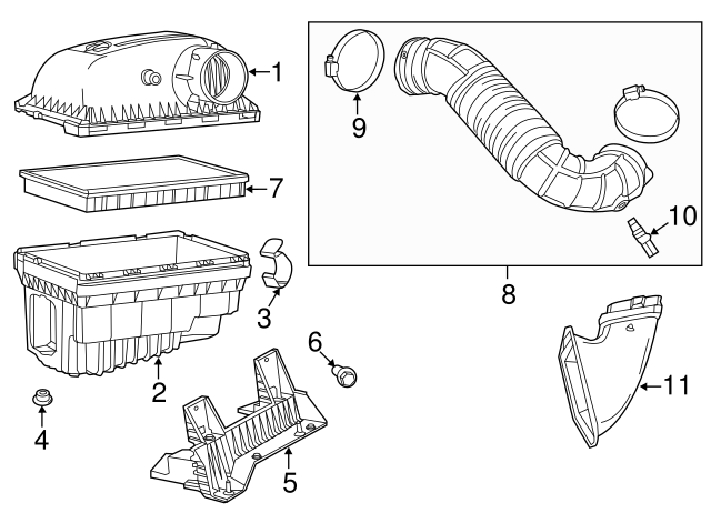 2009-2022 Mopar Air Intake Temp Sensor 5149279AC | TascaParts.com