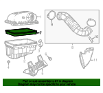 2002-2020 Mopar Air Filter 68441763AA | TascaParts.com