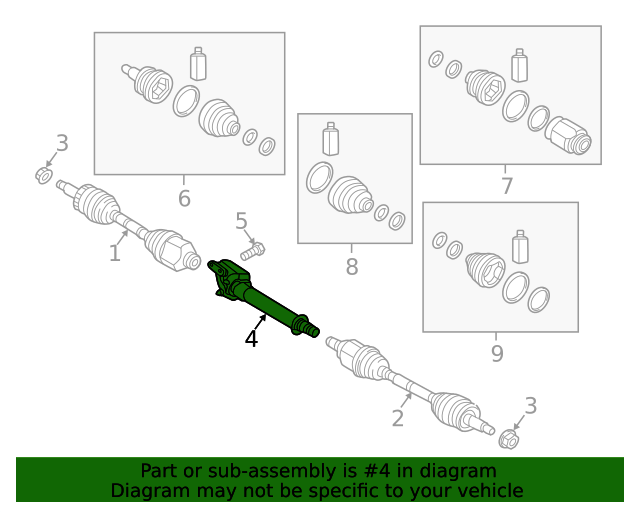 49560-P2600 - Intermediate Shaft 2021-2023 Kia | Kia.Parts Store