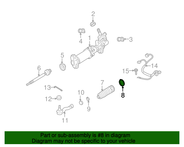 F151-32-127 - Boot Clamp - 2004-2011 Mazda RX-8 | Werner Mazda Parts