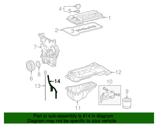 11409-75071 - Guide Tube - 2005-2023 Toyota | OEM Genuine Toyota Parts