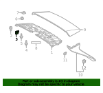 2012-2023 Toyota Insert Panel U-Nut 90179-06349 | Camelback Toyota Parts