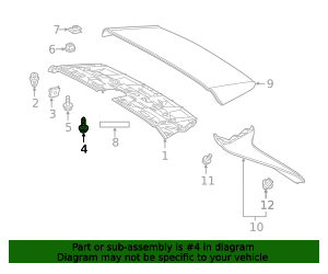 90167-50063 - Fog Lamp Assembly Screw 2012-2024 Toyota | Longo Toyota Parts