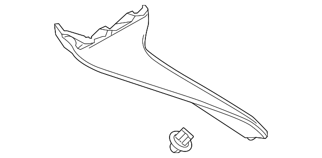 76087-0R050 - Side Spoiler - 2019-2023 Toyota | OEM Genuine Toyota Parts