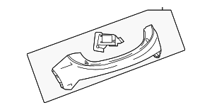 2022-2023 Chevrolet Bolt EV Primed Rear Bumper Upper Fascia 42788448 GM ...