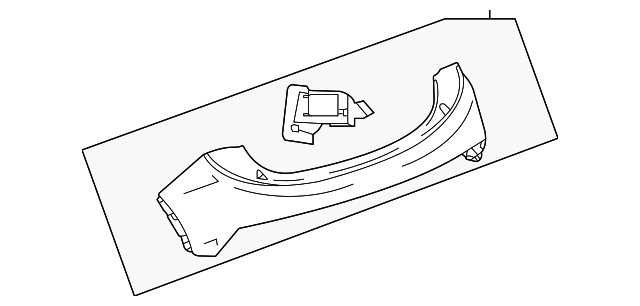 2022-2023 Chevrolet Bolt EV Primed Rear Bumper Upper Fascia 42788448 GM ...