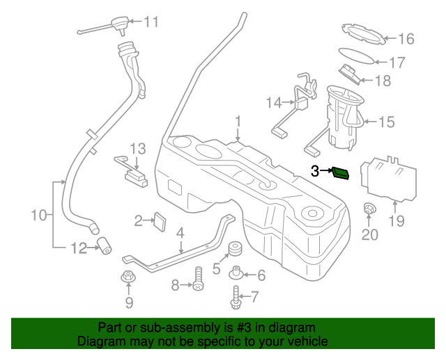 Genuine BMW 16-11-7-297-317 | Fuel Tank Damper | FREE Shipping on Most ...