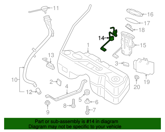 16-11-7-285-450 - Sending Unit - 2011-2018 BMW | Buy BMW Parts Now