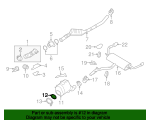 18307803853 - 2014-2018 BMW Pre-Converter O-Ring (18-30-7-803-853 ...