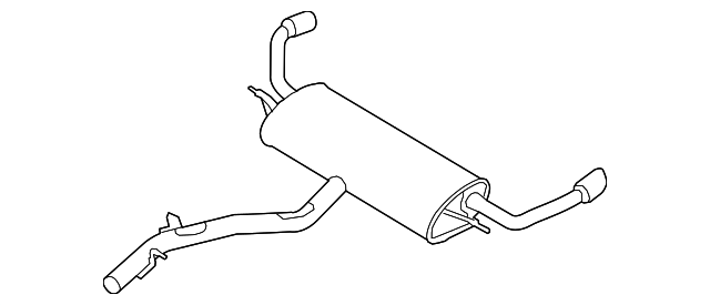 Genuine BMW 18-30-8-572-489 | Rear Muffler | FREE Shipping on Most ...