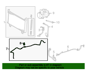 2010-2011 Lexus RX450h Liquid Line 88710-48380 | OEM Parts Online