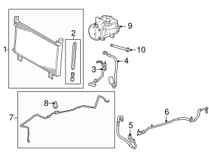 2010-2011 Lexus RX450h Liquid Line 88710-48380 | OEM Parts Online