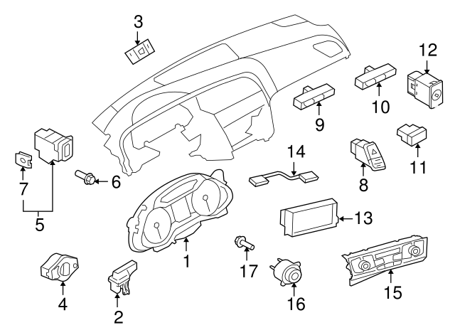 2008-2018 Audi Center Support Bolt N-907-290-02 | Audi USA Parts