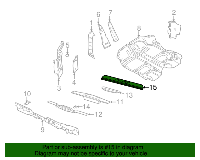 2002 Porsche 911 Door sill, in black for Porsche 911 Carrera Targa (996 ...