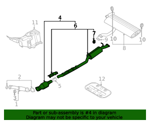 28600-Q5160 - Muffler & Pipe 2021-2023 Kia Seltos | Kia.Parts Store