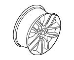 2015-2016 Ford Edge Wheel, Alloy FT4Z-1007-C | TascaParts.com