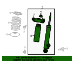 2014-2020 Chevrolet Impala W (S)Absorber - Driver's Side (LH) 84682962 ...
