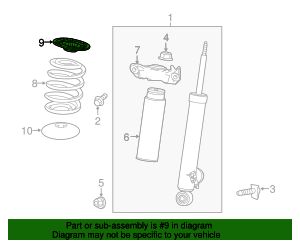 2010-2022 GM Rear Coil Spring Insulator 13330714 | OEM Parts Online