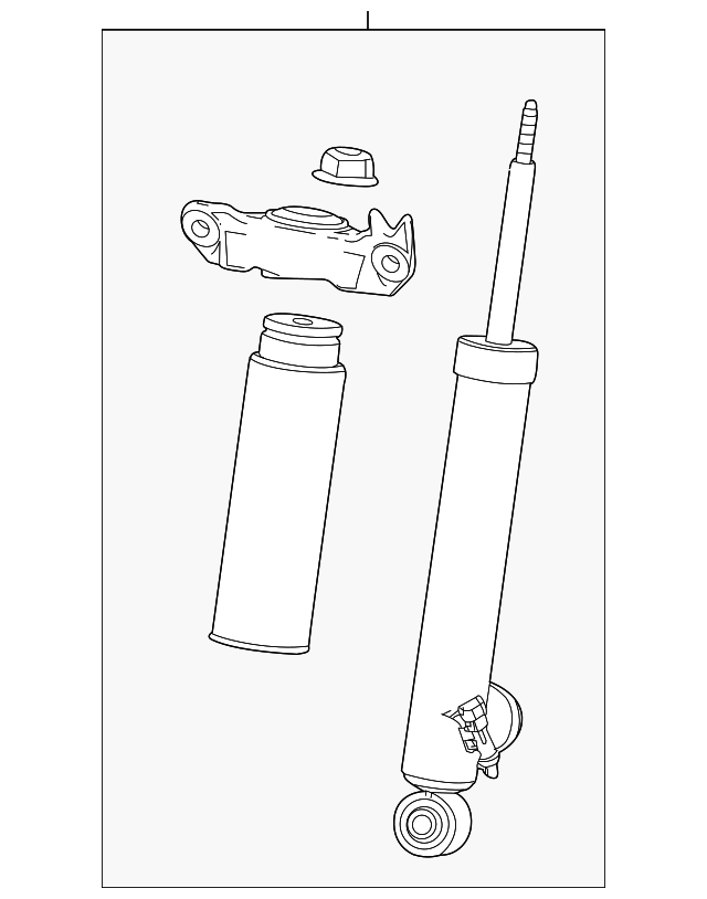 2014-2020 Chevrolet Impala Shock Absorber 84682962 GM | GMPartsDirect.com