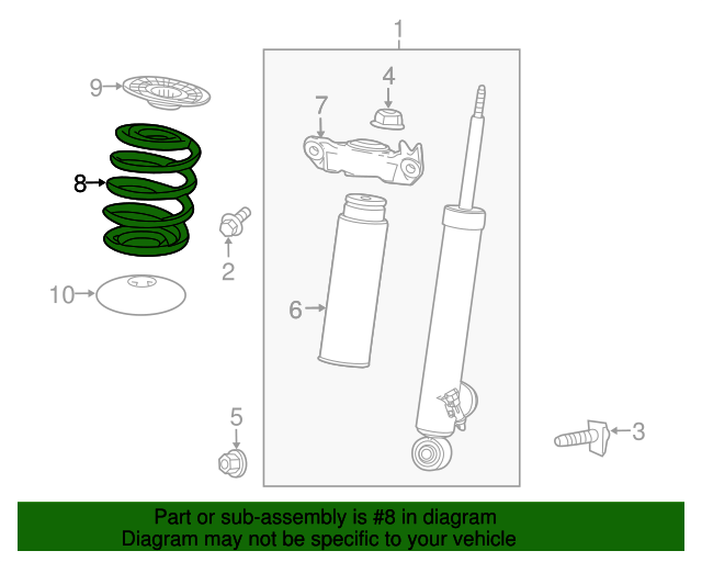 22878997 - Coil Spring - 2015-2020 Chevrolet Impala | Findlay Part