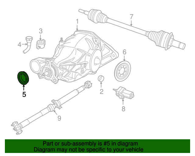 2011-2020 Mopar Seal 68084189AA | TascaParts.com