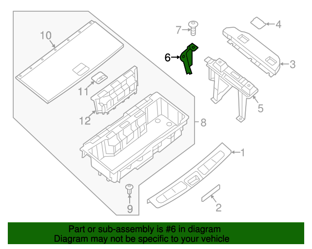 84944-3JA0A - Trunk Trim Panel 2013-2020 Nissan Pathfinder ...