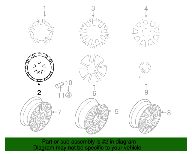 2006-2011 Ford Wheel, Steel 7W7Z-1007-C | Varsity Ford