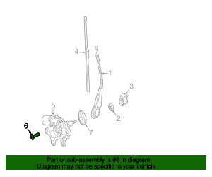 000-990-57-37 - Wiper Motor Bolt 2016-2023 Mercedes-Benz | Mercedes ...