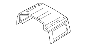 M2DZ-78502G33-CC - Rear Roof Panel - 2023-2024 Ford Bronco | Eastgate ...