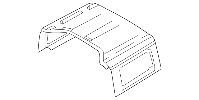 Genuine OEM Ford Part - Rear Roof Panel M2DZ-78502G33-CB | Genuine OEM ...