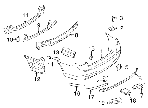 Bumper & Components - Front for 2014 BMW 750Li | BMWPartsDirect.com