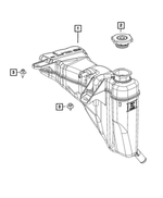 2015-2022 Dodge Coolant Recovery Bottle 68237637AB | Mopar Estores