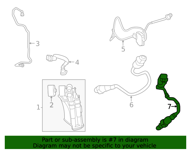 2021-2024 Mercedes-Benz Oxygen Sensor 000-542-64-12 | AutoNationParts.com
