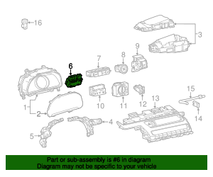 2018-2021 Lexus Switch 84975-11010 | OEM Parts Online