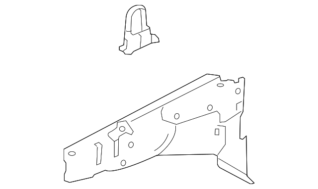 53706-42020 - Upper Rail - 2013-2018 Toyota RAV4 | OEM Genuine Toyota Parts