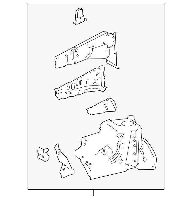 53702-0R030 - Apron Assembly - 2013-2018 Toyota RAV4 | OEM Parts Quick