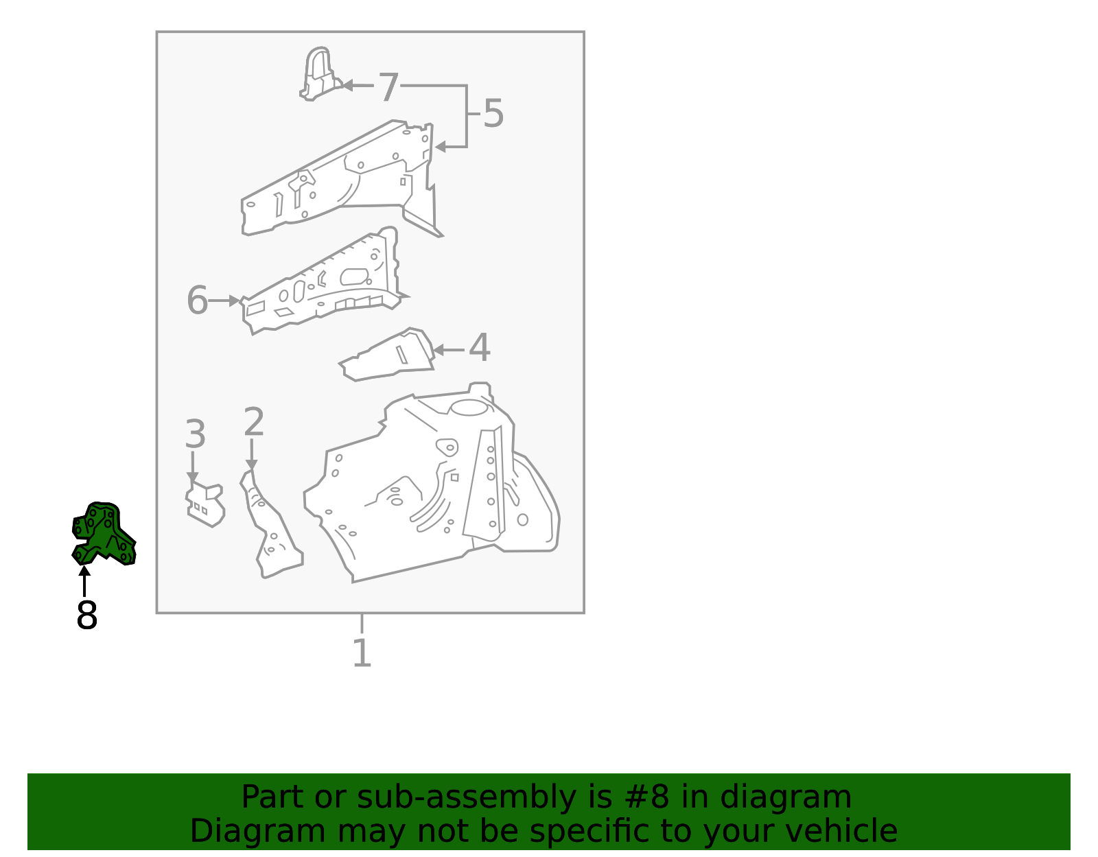 2013-2018 Toyota RAV4 Front Brace 53803-42020 | OEM Parts Online