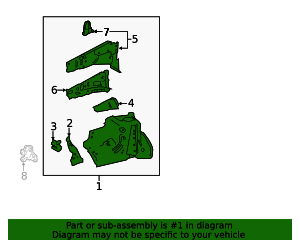 53702-0R030 - Apron Assembly - 2013-2018 Toyota RAV4 | OEM Parts Quick