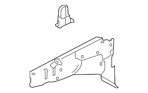 2013-2018 Toyota RAV4 Upper Rail 53706-42020 | Toyota Parts Center