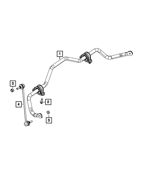 Front Stabilizer Bar for 2014 Fiat 500L | Mopar Estores