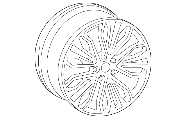 2018 Audi Wheel, Alloy 4G0-601-025-CR | Audi USA Parts