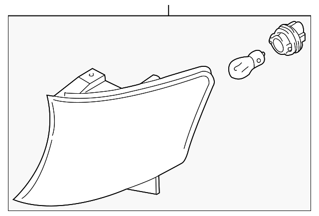 2002-2003 Mazda MPV Signal Lamp Assembly LD47-51-070B | QuirkParts