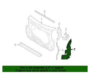2005-2011 Audi Radiator Support Baffle 4F0-121-283-B | AutoNationParts.com