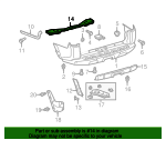 52615-35050 - Energy Absorber - 2010-2023 Toyota 4Runner | OEM Genuine ...