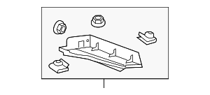 2014-2022 Toyota 4Runner Lower Deflector 53723-35050 | Toyota Parts Center